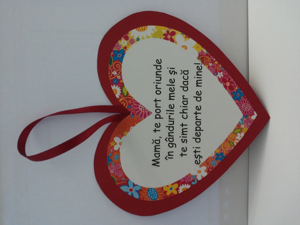 Felicitare inima mama – Samuel Creativ